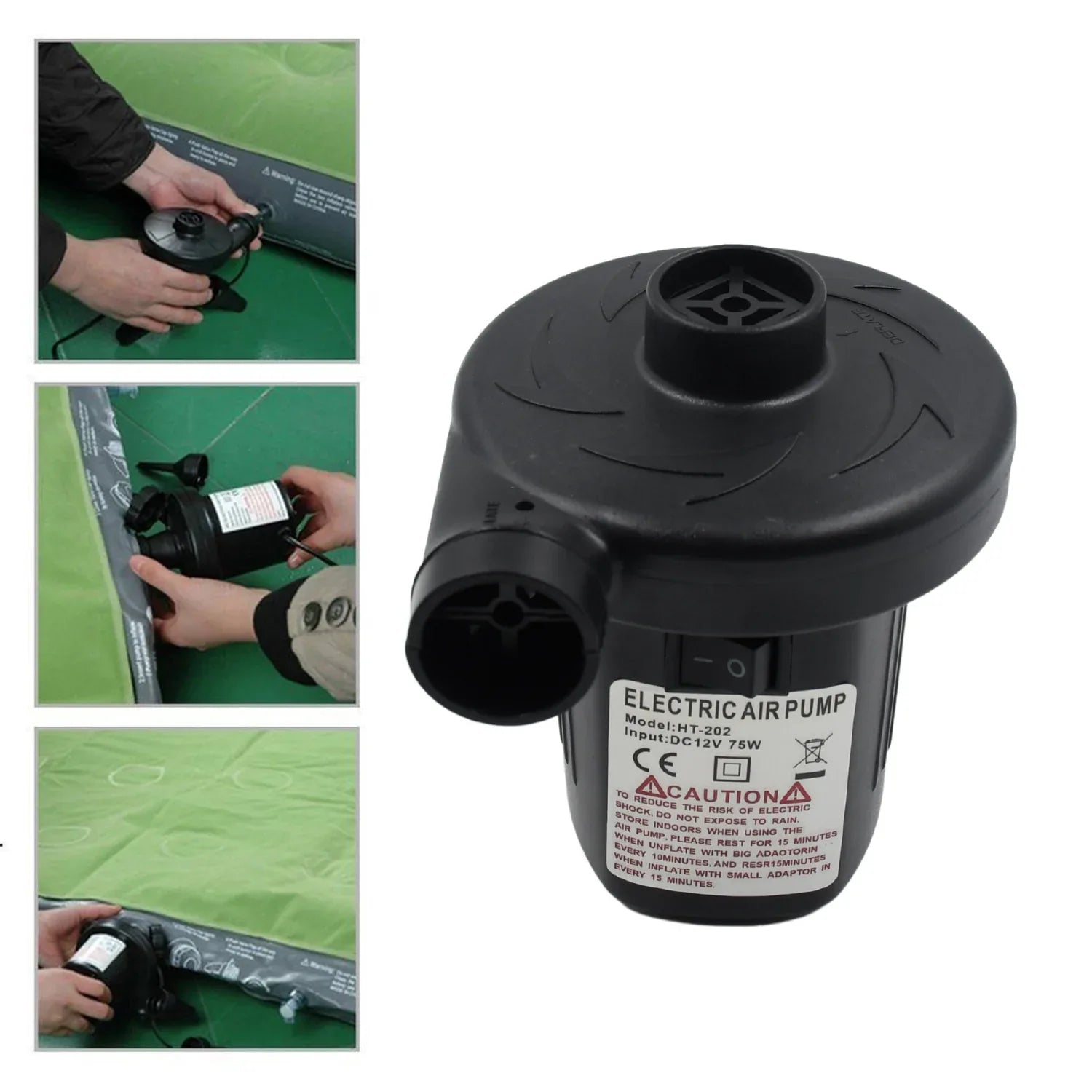 9080a Multi-purpose Electric Air Pump Without Valve Adaptors For ...